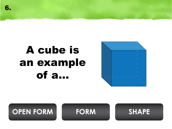 Elements of Art Review Game: Shape, Form, and Space (Interactive PPT A ...
