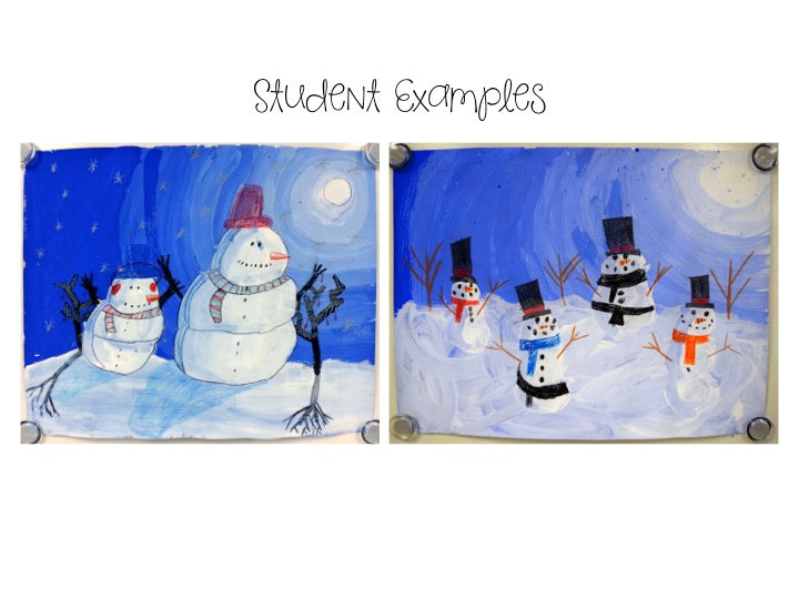 Art Lesson: Winter Value Landscapes – Art with Mrs. Nguyen