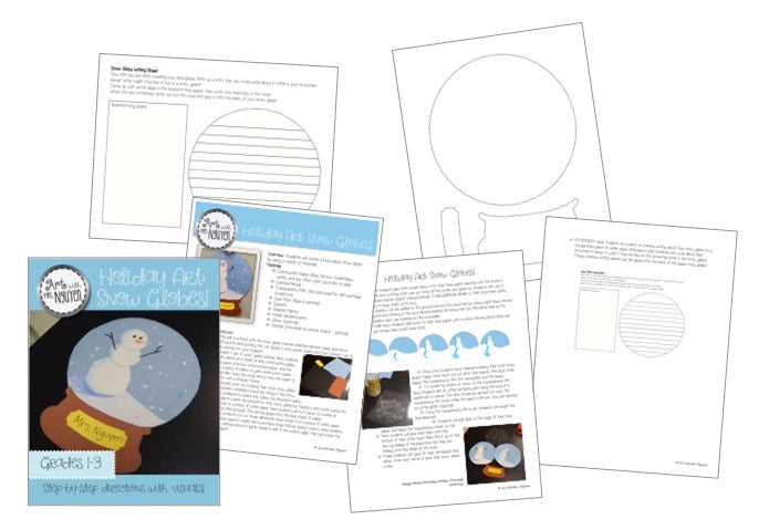 Art Lesson: Snow Globe Collage – Art with Mrs. Nguyen