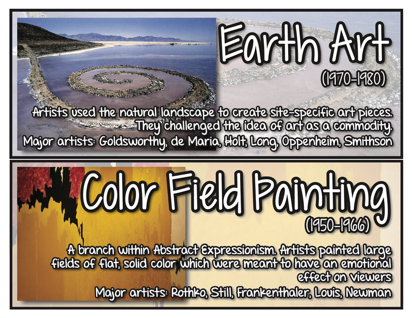 Modern Art Movement Cards – Art with Mrs. Nguyen
