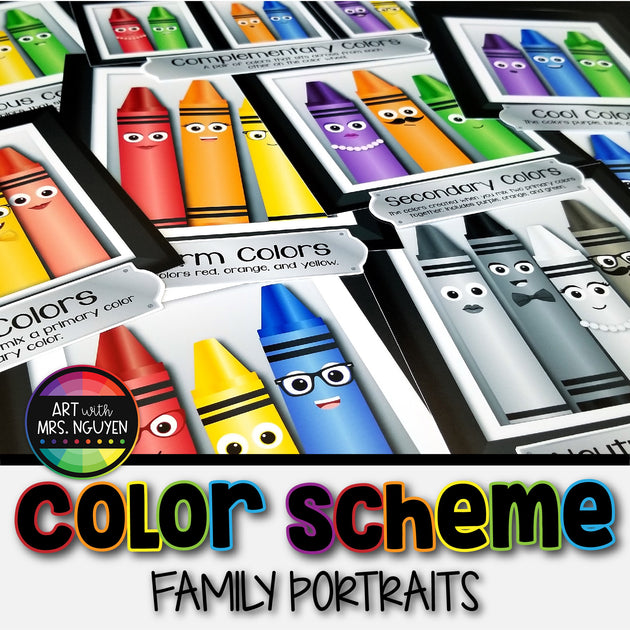 Color Scheme Family Portrait Posters – Art with Mrs. Nguyen