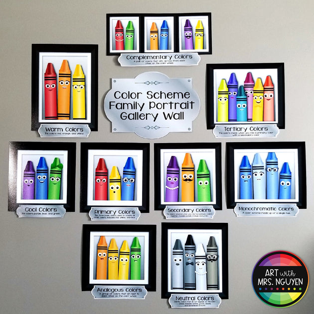 Color Scheme Family Portrait Posters – Art with Mrs. Nguyen
