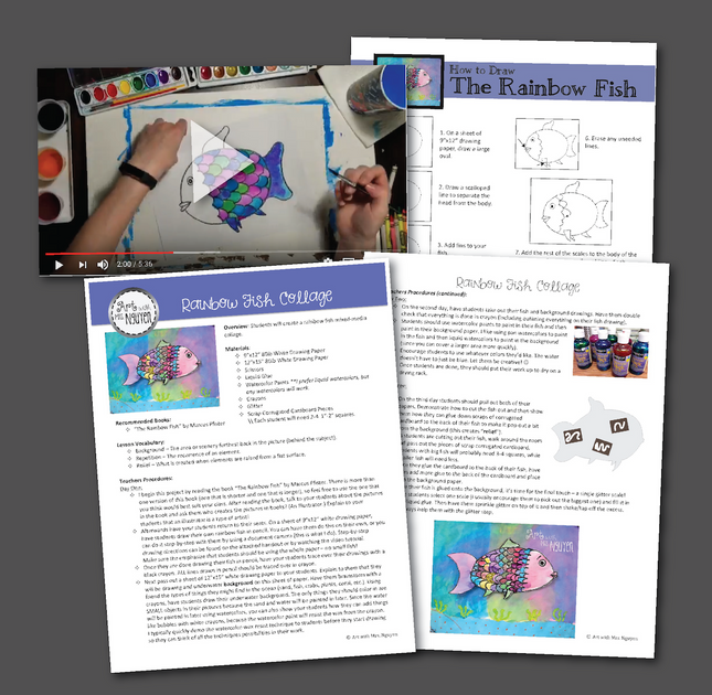 Art Lesson: The Rainbow Fish – Art with Mrs. Nguyen