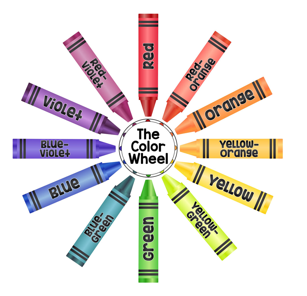 Crayon Color Wheel Ideas