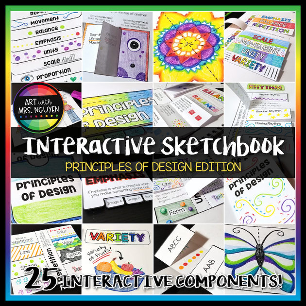 Interactive Art Sketchbook: Principles of Design – Art with Mrs. Nguyen