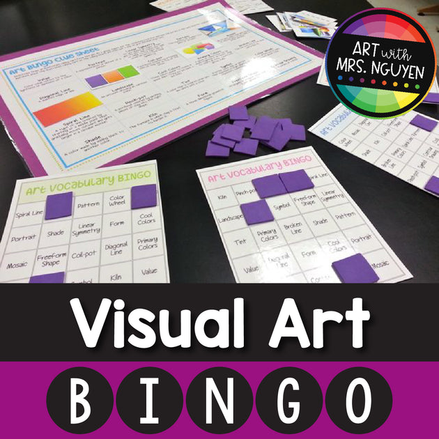 Visual Art Bingo – Art with Mrs. Nguyen